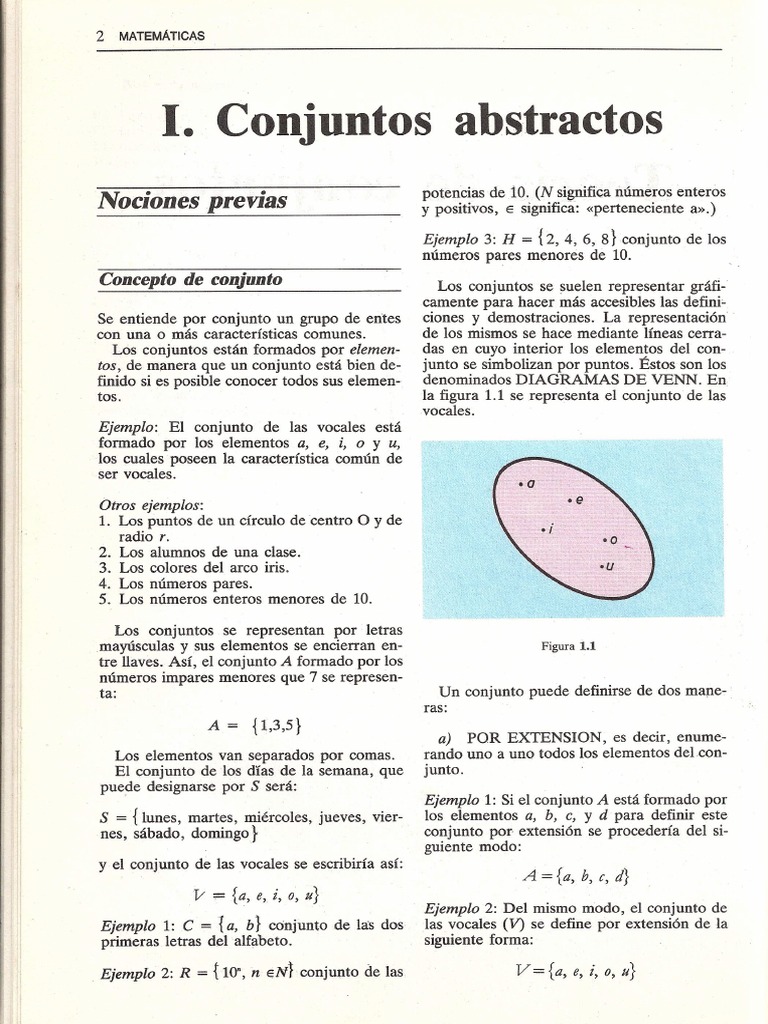 Conjuntos Abstractos. | PDF