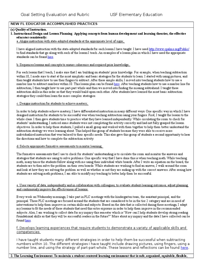 FEAPs Portfolio | PDF | Educational Assessment | Educational Psychology