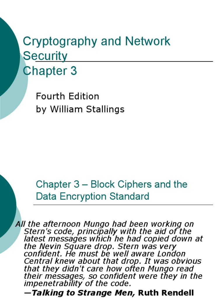 Cryptography and Network Security: Fourth Edition by William Stallings | Download Free PDF ...