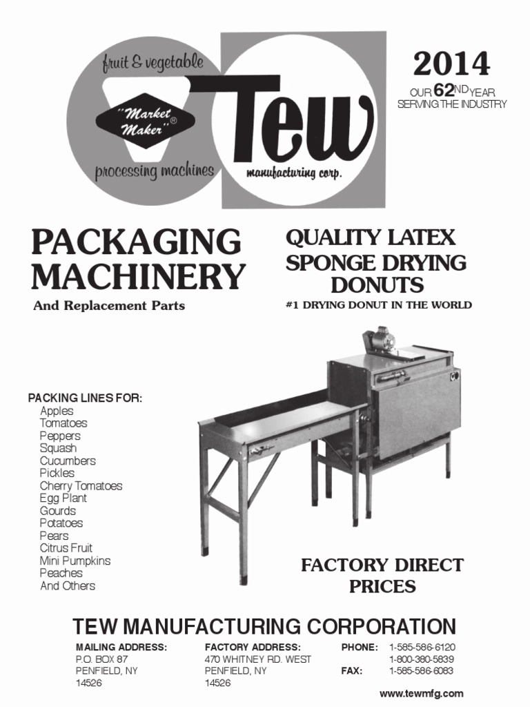Tew 2014 Catalog | PDF | Business | Technology & Engineering