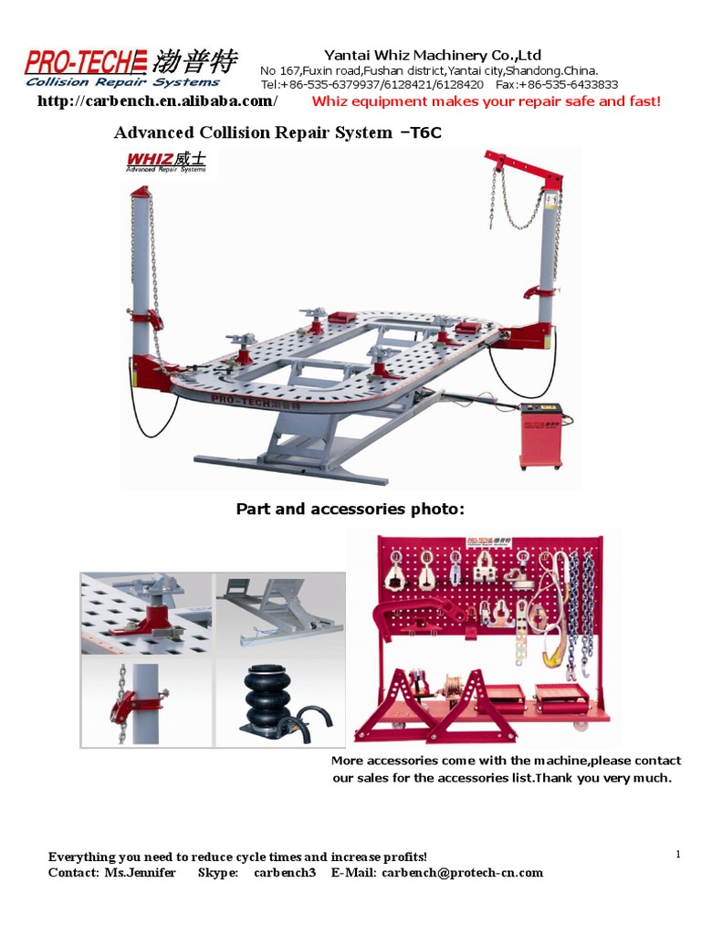 Advanced Collision Repair System: Whiz Equipment Makes Your Repair Safe ...