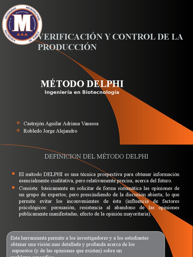 Metodo Delphi | PDF | Cuestionario | Toma de decisiones