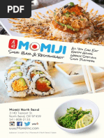 Rakuzen Menu | PDF | Sushi | Seafood