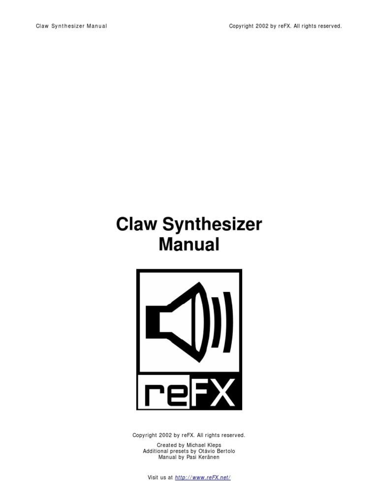 Claw Manual Eng | PDF | Technology & Engineering