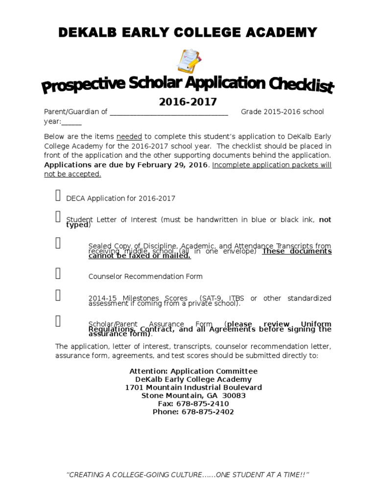 Dekalb Early College Academy: "Creating A College-Going Culture One ...