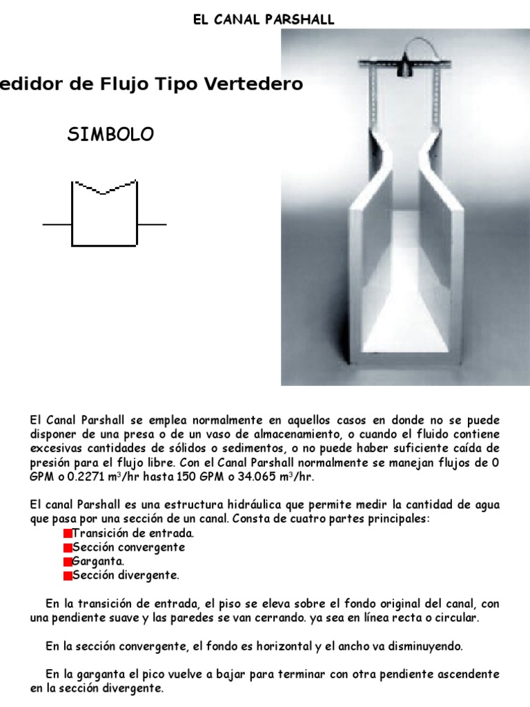 Canal Parshall | PDF