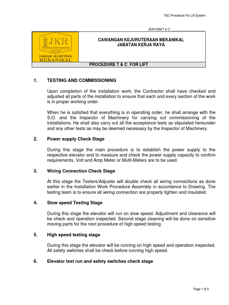 Methodology Lift | PDF | Elevator | Electrical Wiring