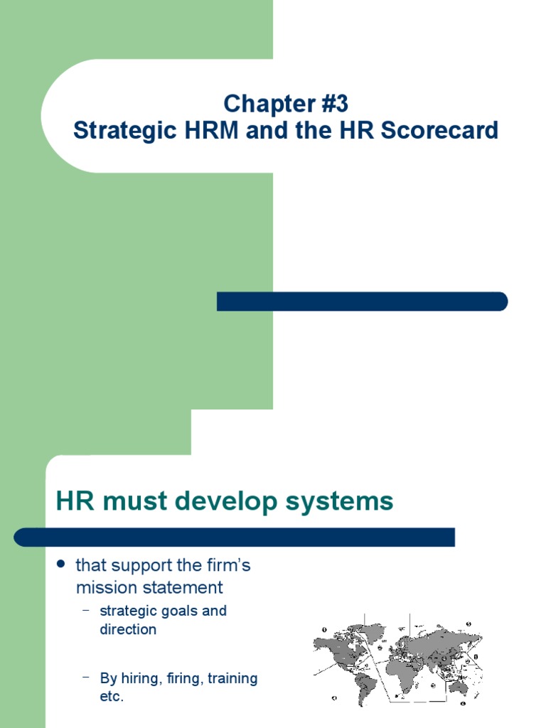 Chapter 03 HR Scorecard | PDF | Business