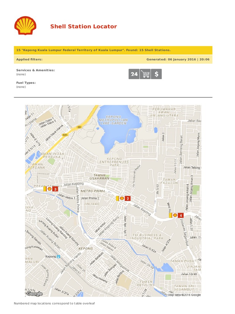 Shell Stations - Kepong List | Download Free PDF | Royal Dutch Shell ...