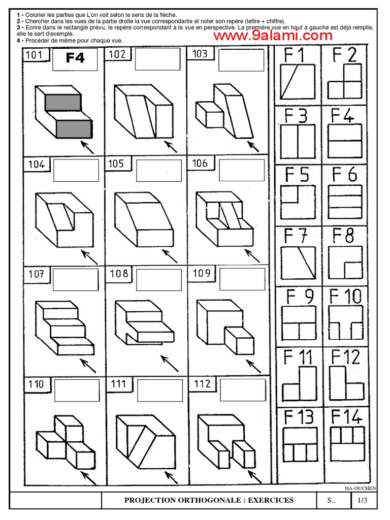 Exercices de Projection Orthogonales | PDF