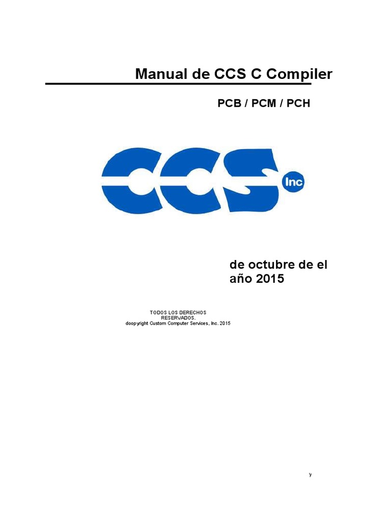 Ccs C Manual - En.es | PDF | Arquitectura de Computadores | Electrónica