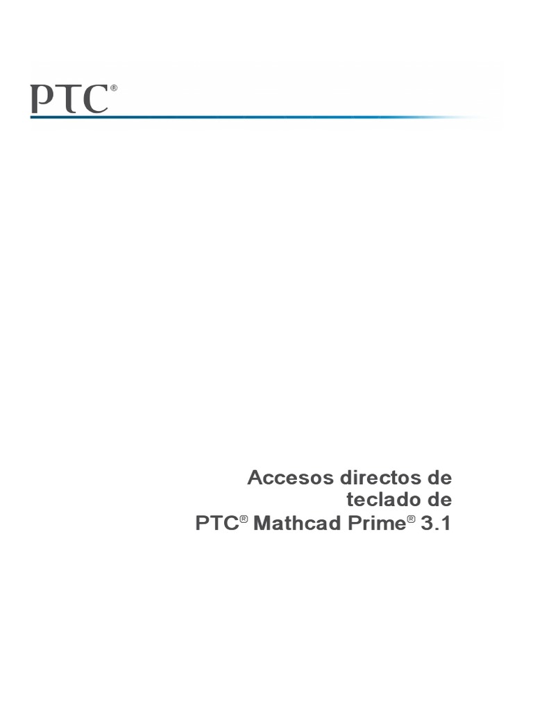 Mathcad Prime Keyboard Shortcuts Es | PDF | Infracción de copyright ...