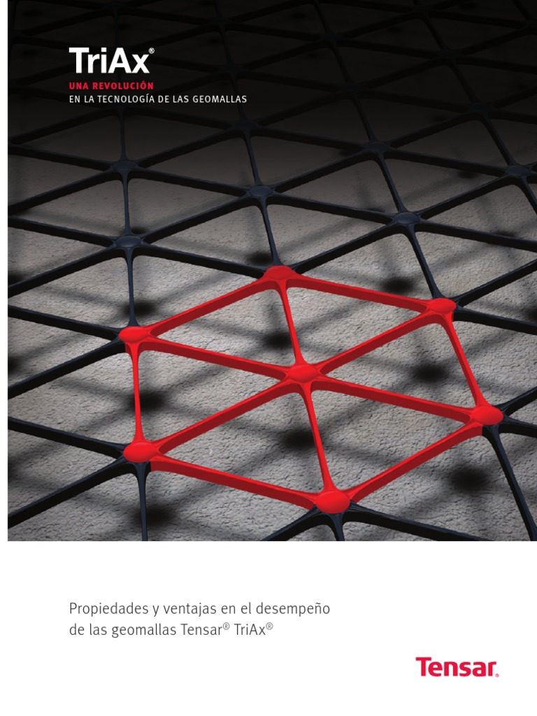 Ventajas de la geomalla TriAx® Tensar | PDF | Ingeniería | Calidad ...