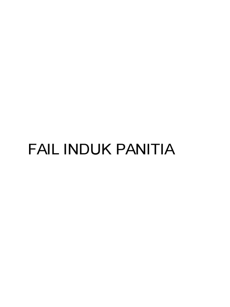 Border Kandungan Fail Panitia Matapelajaran | PDF