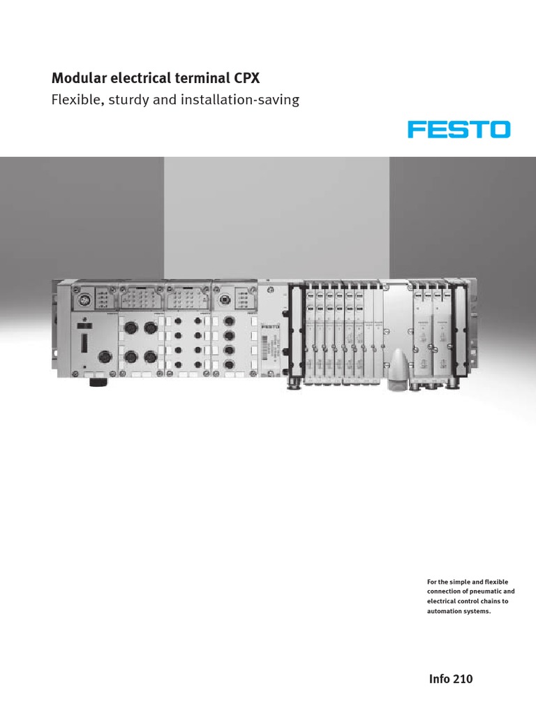 Info CPX | PDF | Electrical Connector | Power Supply