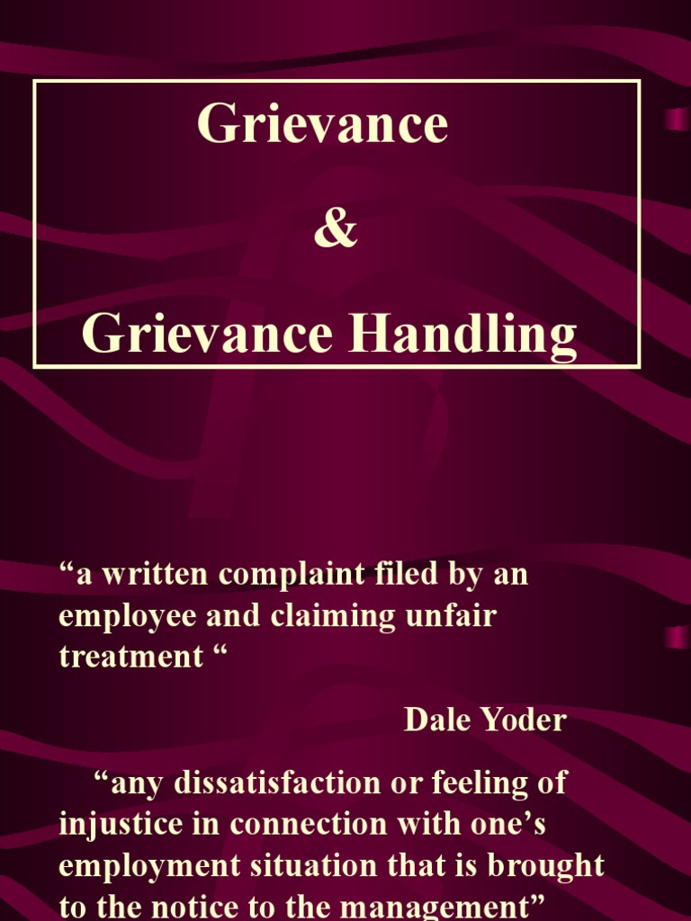 Understanding Employee Grievances | PDF | Employment | Government