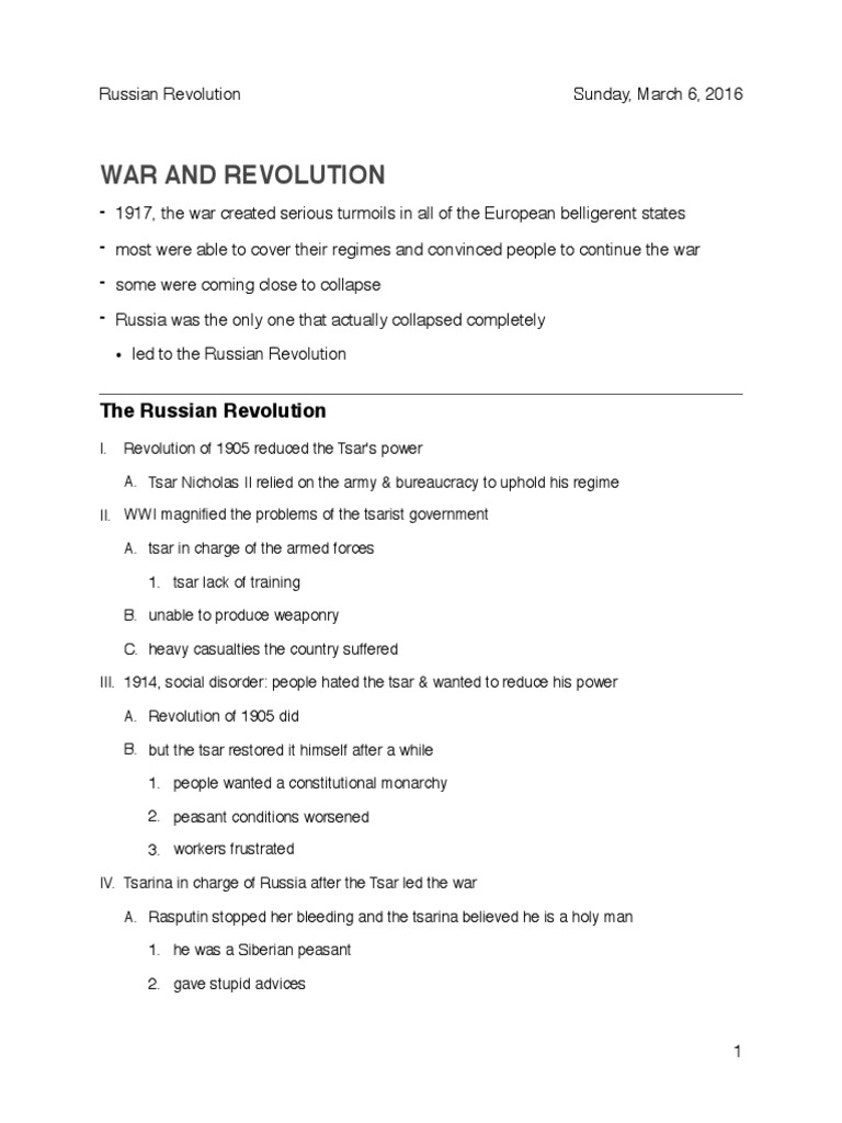 Russian Revolution | PDF | Russian Revolution | Vladimir Lenin