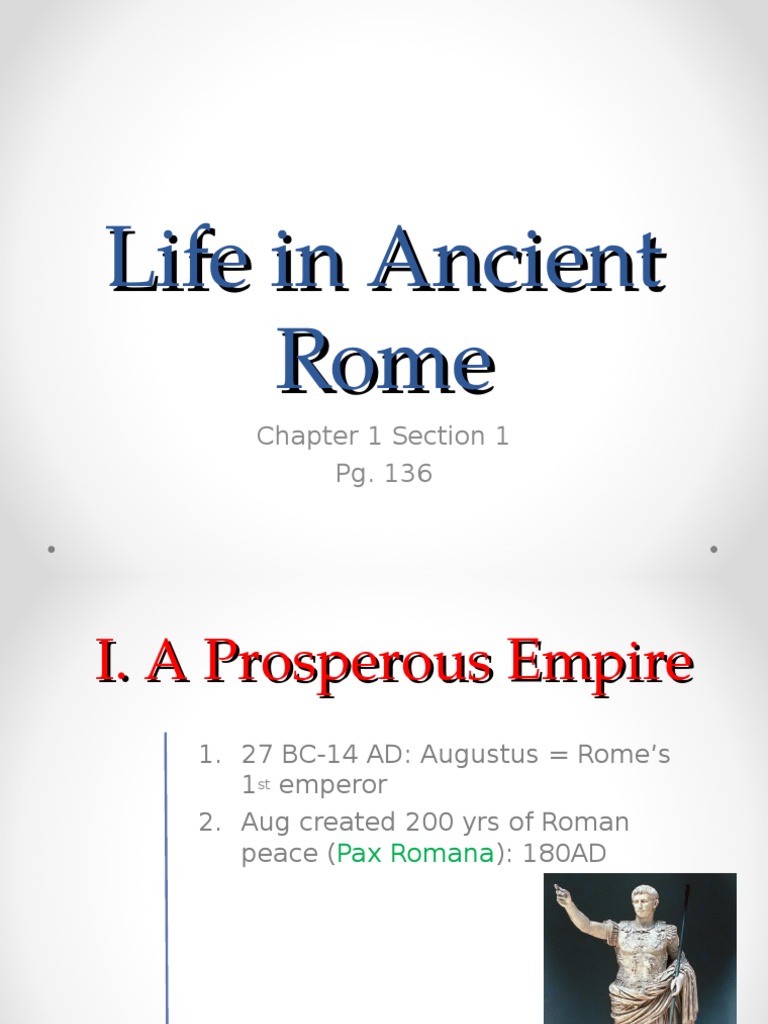 Rome Lesson 1 Powerpoint | PDF | Ancient Rome | Augustus