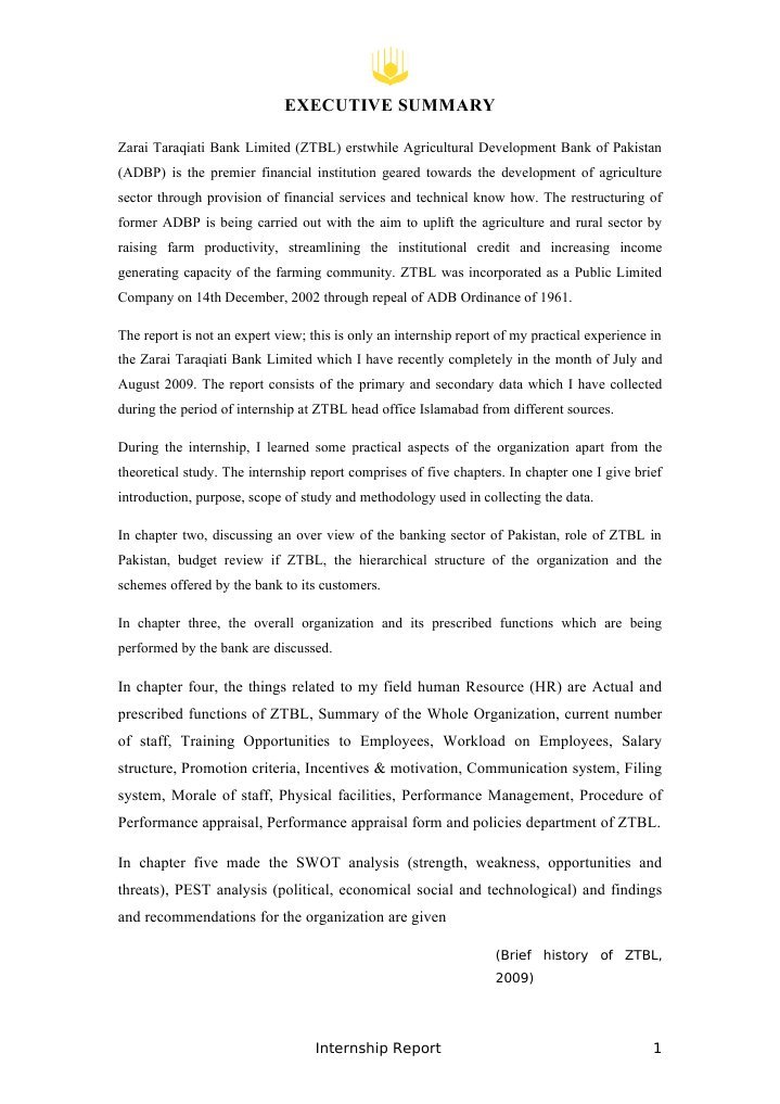 ZTBL Research Report | PDF | Employment | Human Resource Management