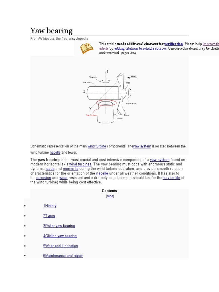 An In-Depth Look at Yaw Bearings: Exploring the Components, Mechanics ...