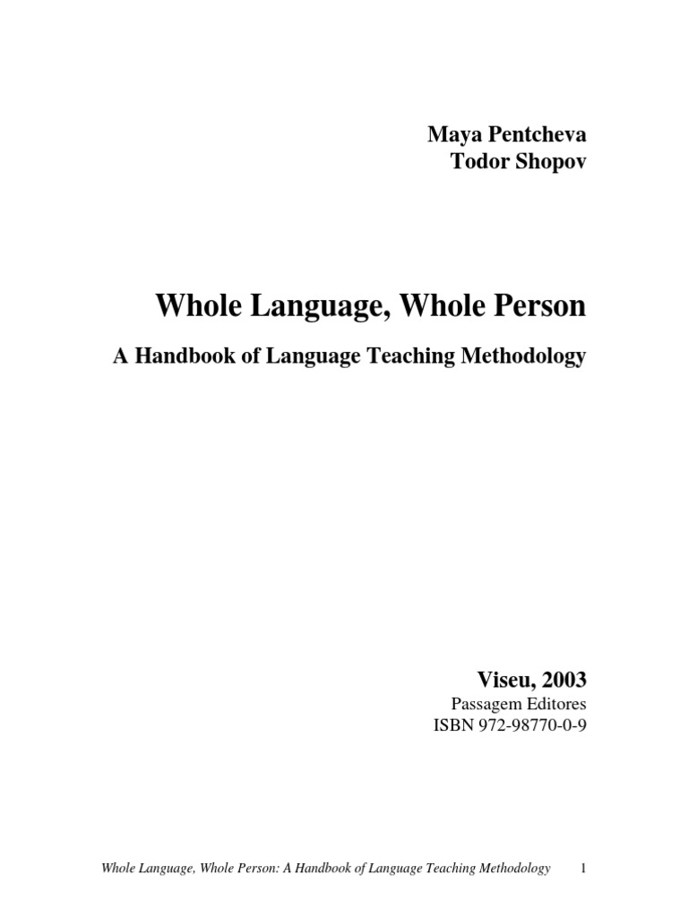 A Handbook of Language Teaching Methodology | PDF | Linguistics | Metaphor