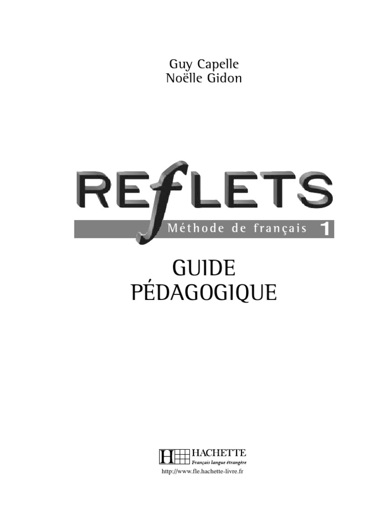 Guide Pedagogique Reflets 1 | PDF | Lecture (Processus) | la communication