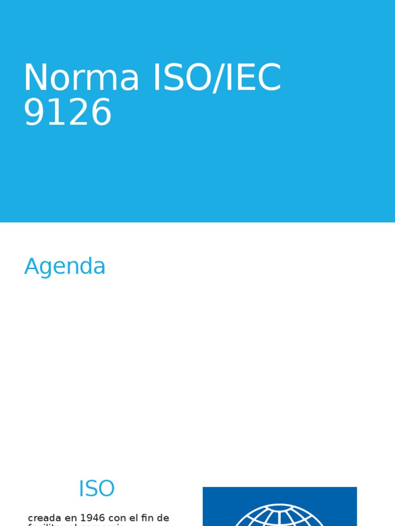 Iso 9126 | PDF | Organización internacional para la estandarización ...
