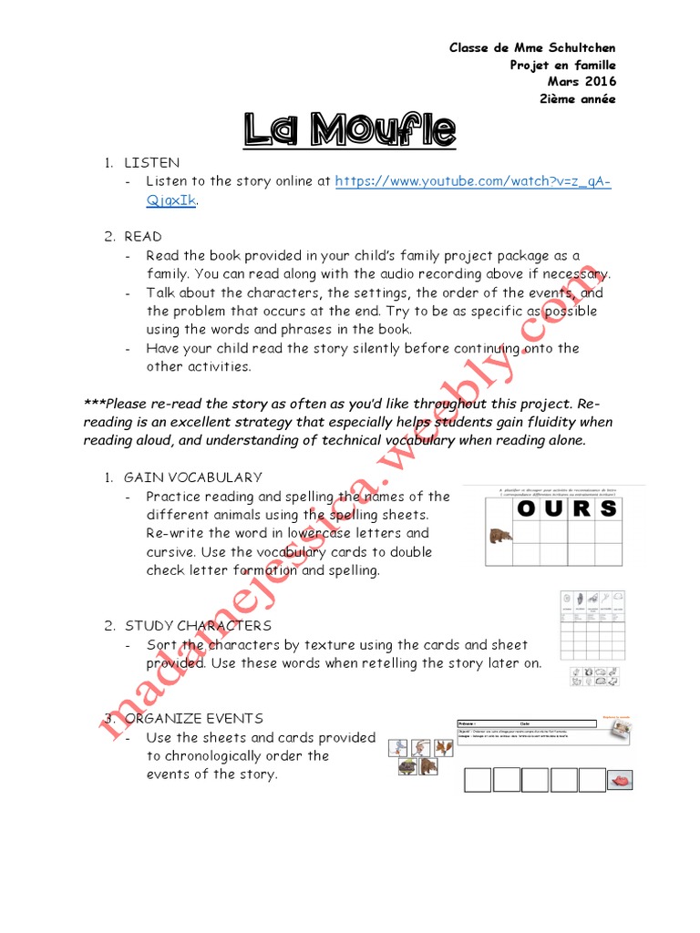La Moufle Family Project Guide | PDF | Linguistics | Semiotics