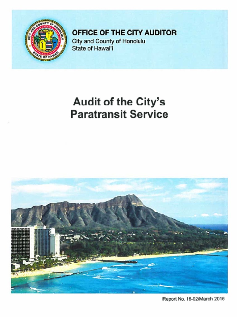 Handi-Van Audit | PDF | Taxicab | Public Transport