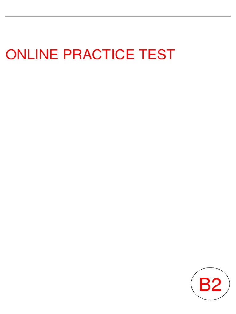 English Practice Test Level B2 | PDF | Valentine's Day | Augmented Reality