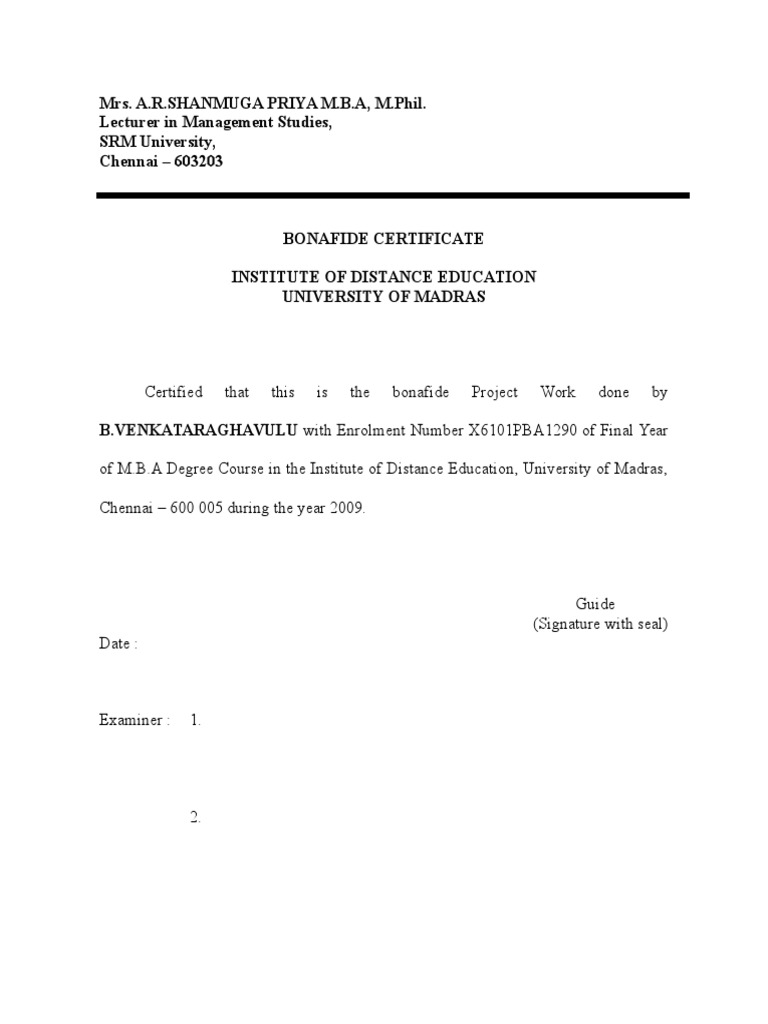 Certificate | PDF | Thesis | Academic Degree