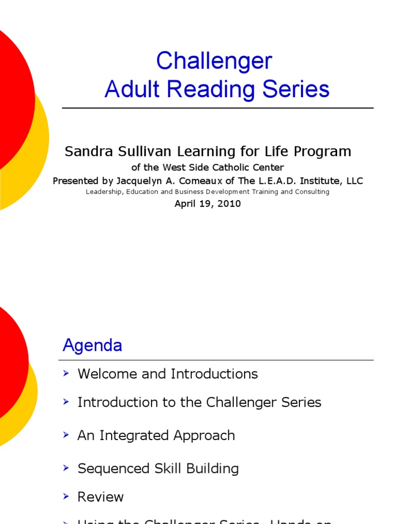 Challenger Adult Reading Series Overview | PDF | Reading Comprehension ...
