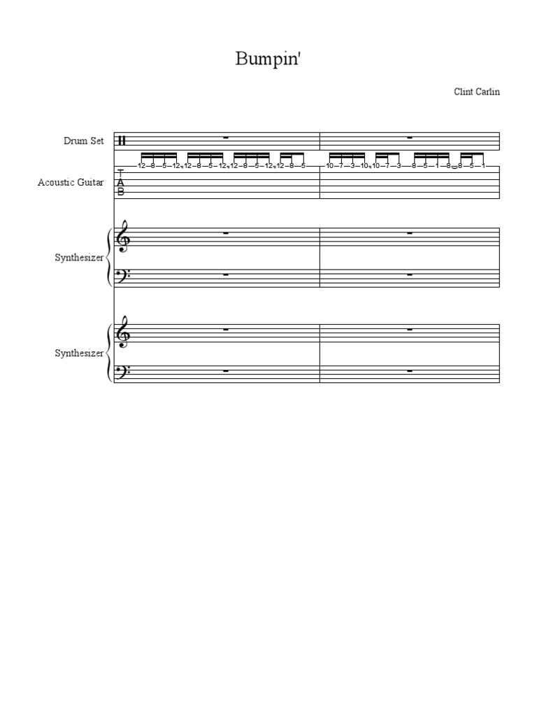 Bumpin' | PDF | Music Performance | Sound