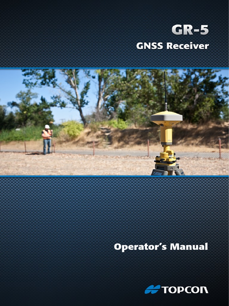 GR-5 Operators Manual | PDF | Global Positioning System | Secure Digital
