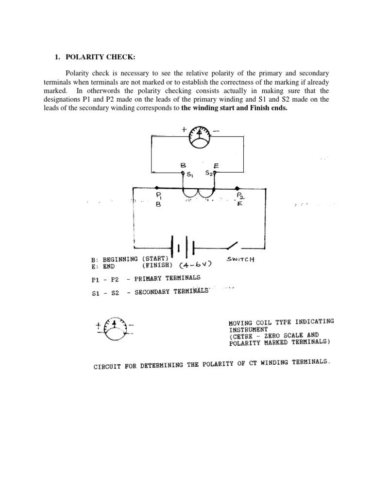 Polarity Check | PDF
