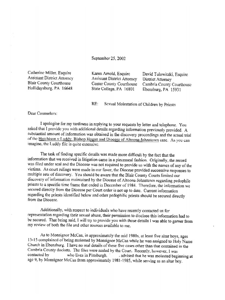 Letter To ADAs, DA: Sept. 25, 2002 | PDF