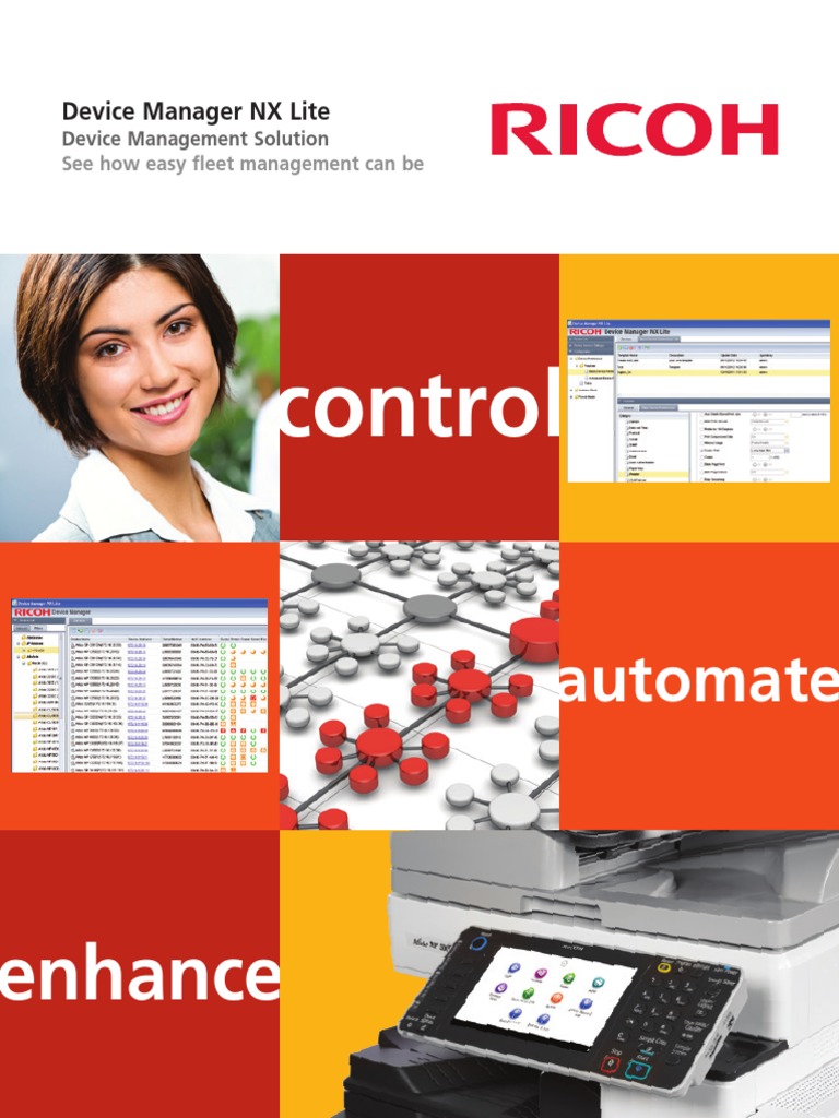 Ricoh Device Manager NXLite | PDF | Automation | Cloud Computing