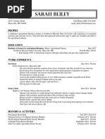 Bridget Resume | PDF