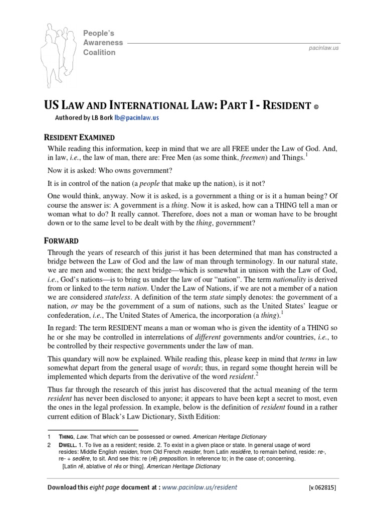 The Red Amendment L.B. Bork - U.S. and Intl. Law - Resident | PDF ...