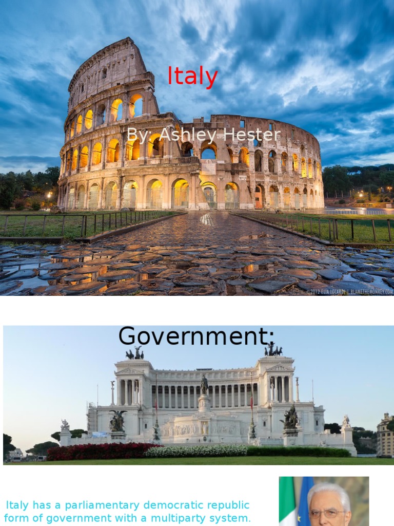 Overview of Italy: Government, Culture, and Landmarks | PDF