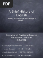 A Brief History of English | PDF | English Language | Grammatical Number