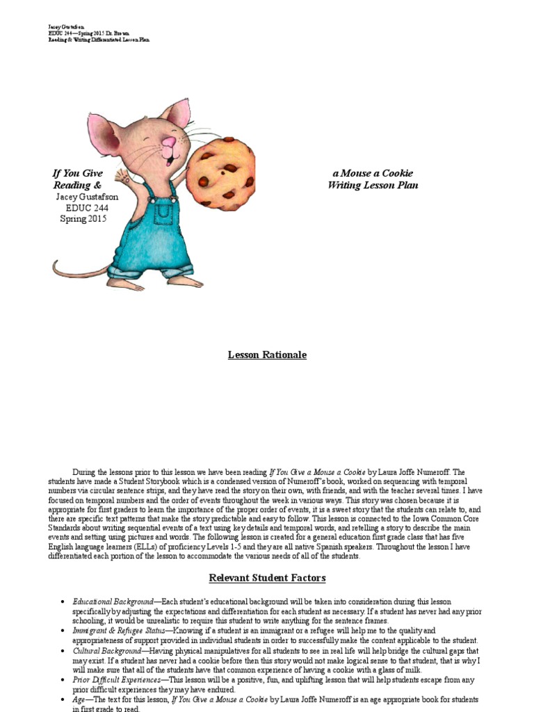 Differentiated Lesson Plan for ELLs | PDF | Vocabulary | Reading (Process)
