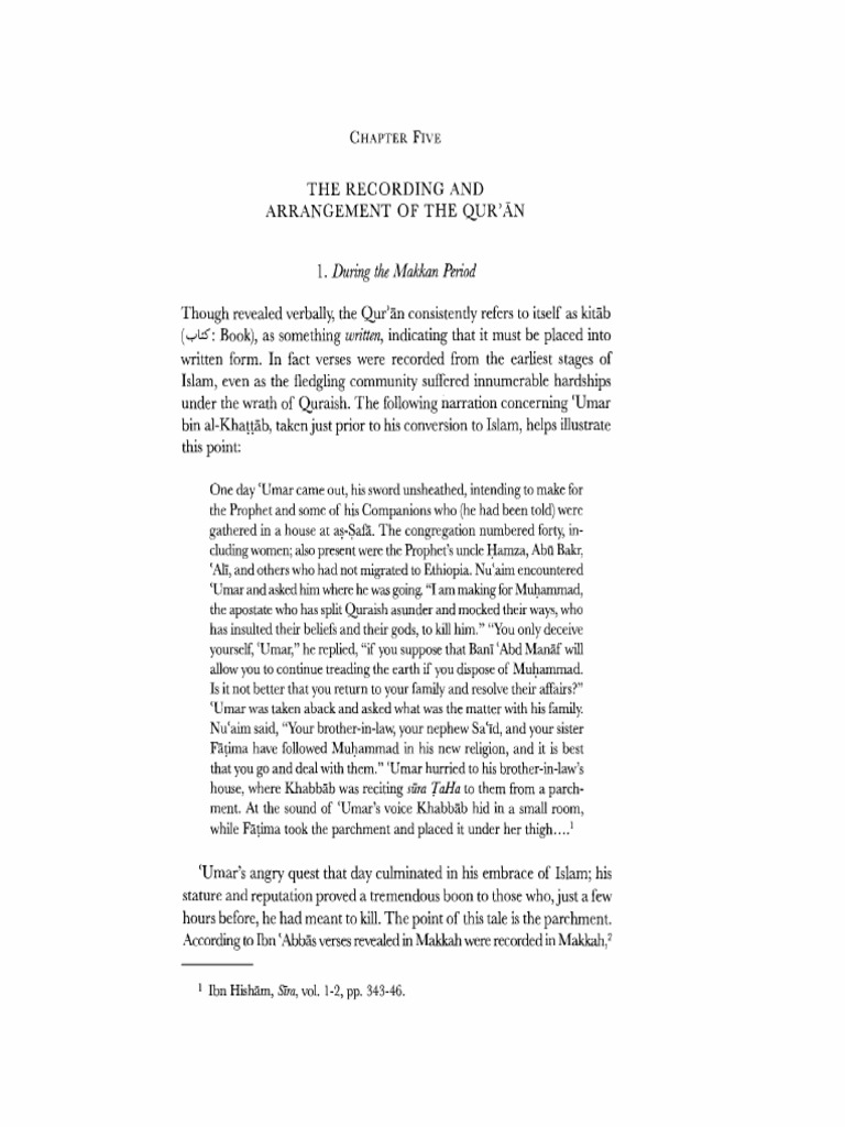The History of The Quranic Text From Revelation To Compilation.87-106 ...