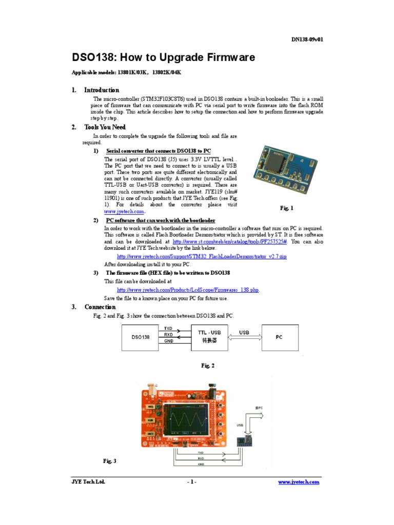 DSO138 Oscilloscope Upgrade | PDF | Personal Computers | Booting