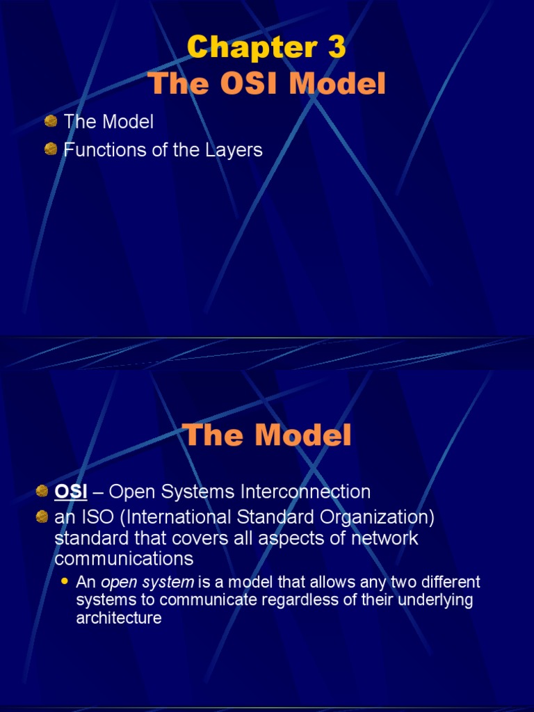 3 OSI Model | PDF | Osi Model | Network Packet