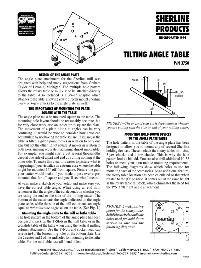 Tilt Table | Mechanical Engineering | Manufactured Goods