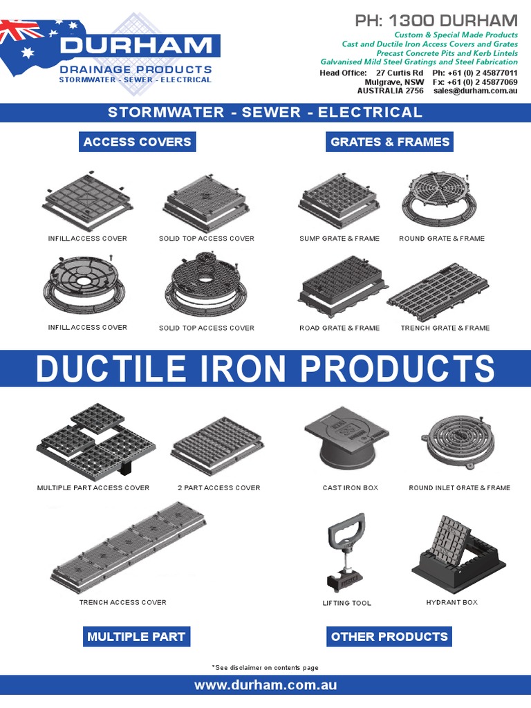 Durham Drainage Products Overview | PDF | Storm Drain | Truck