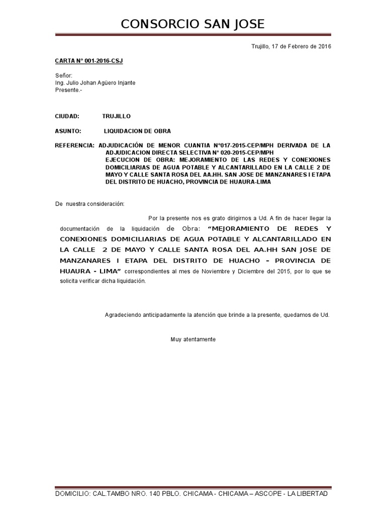 Modelo de Carta | PDF