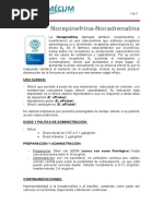 Noradrenalina: Guía de Uso Clínico | PDF | Norepinefrina | Medicamentos ...