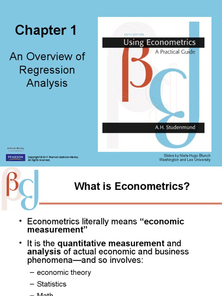 Studenmund Ch01 v2 | Download Free PDF | Econometrics | Regression Analysis